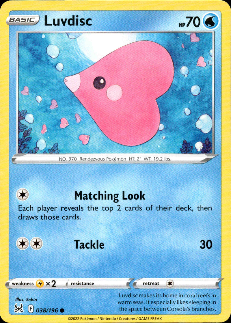 Luvdisc - 038/196 - Lost Origin – Card Cavern Trading Cards, LLC