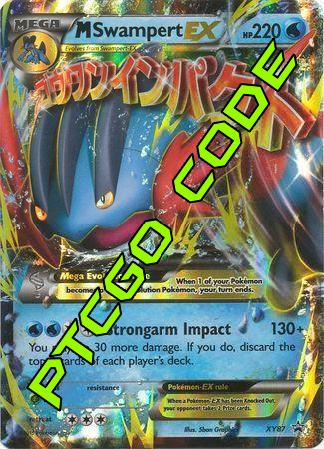 M Swampert EX Premium Collection - Promos - PTCGO Code – Card Cavern ...