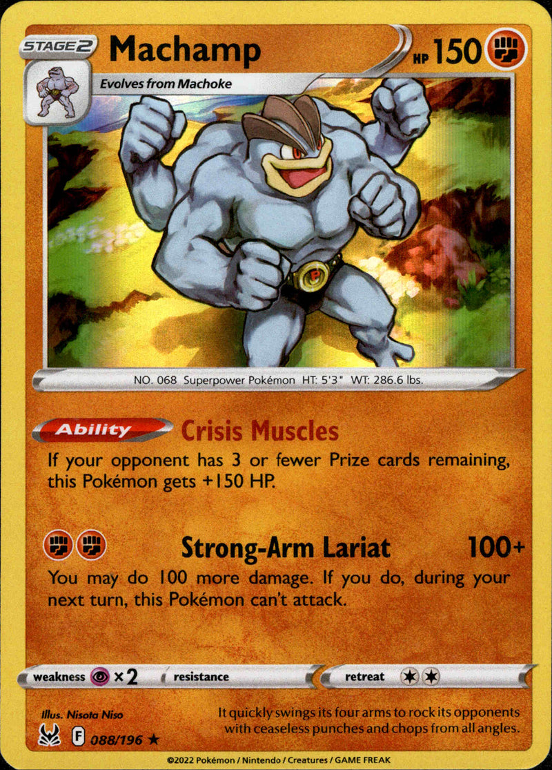 Machamp - 088/196 - Lost Origin - Holo – Card Cavern Trading Cards, LLC