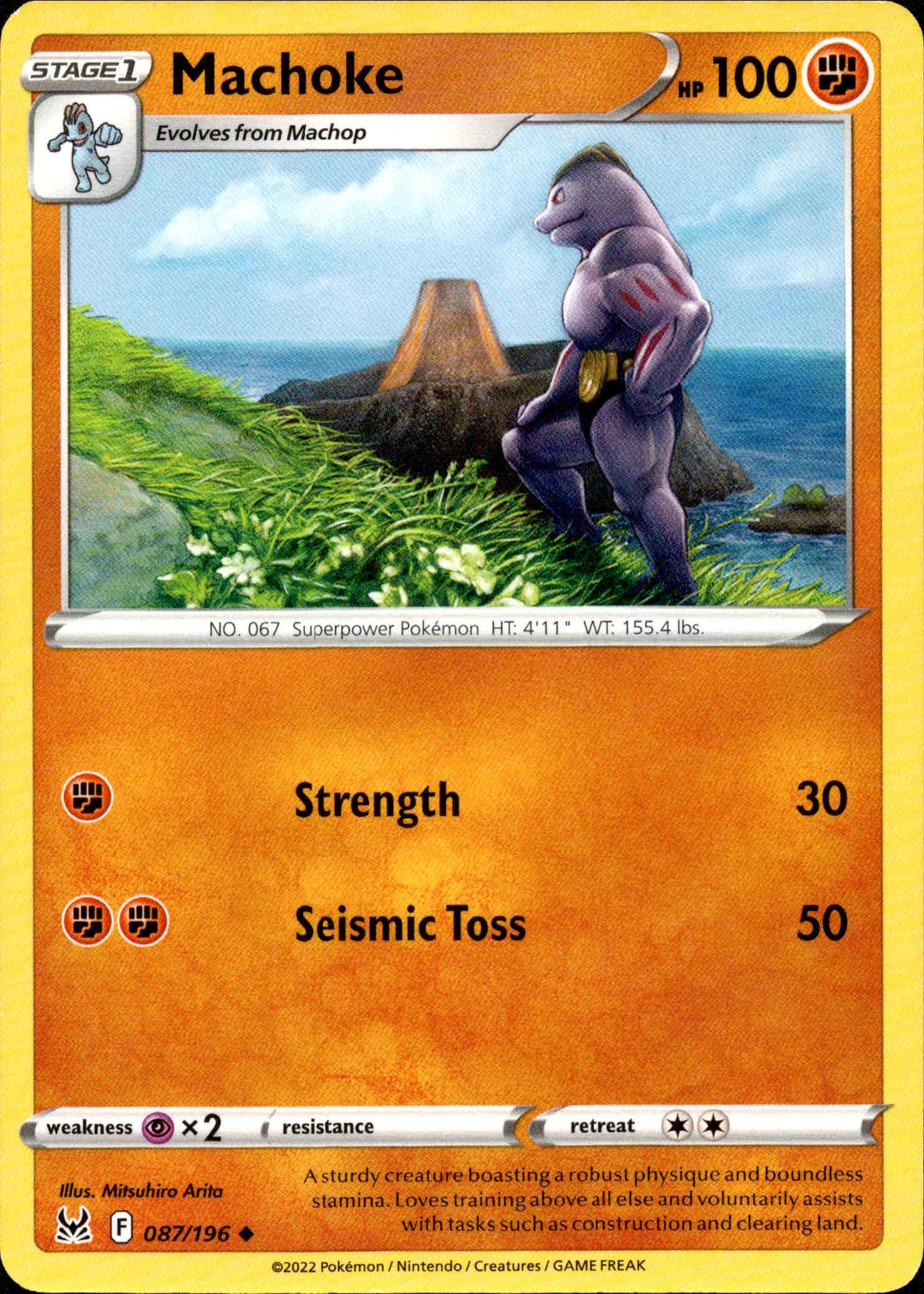 Machoke - 087/196 - Lost Origin – Card Cavern Trading Cards, LLC
