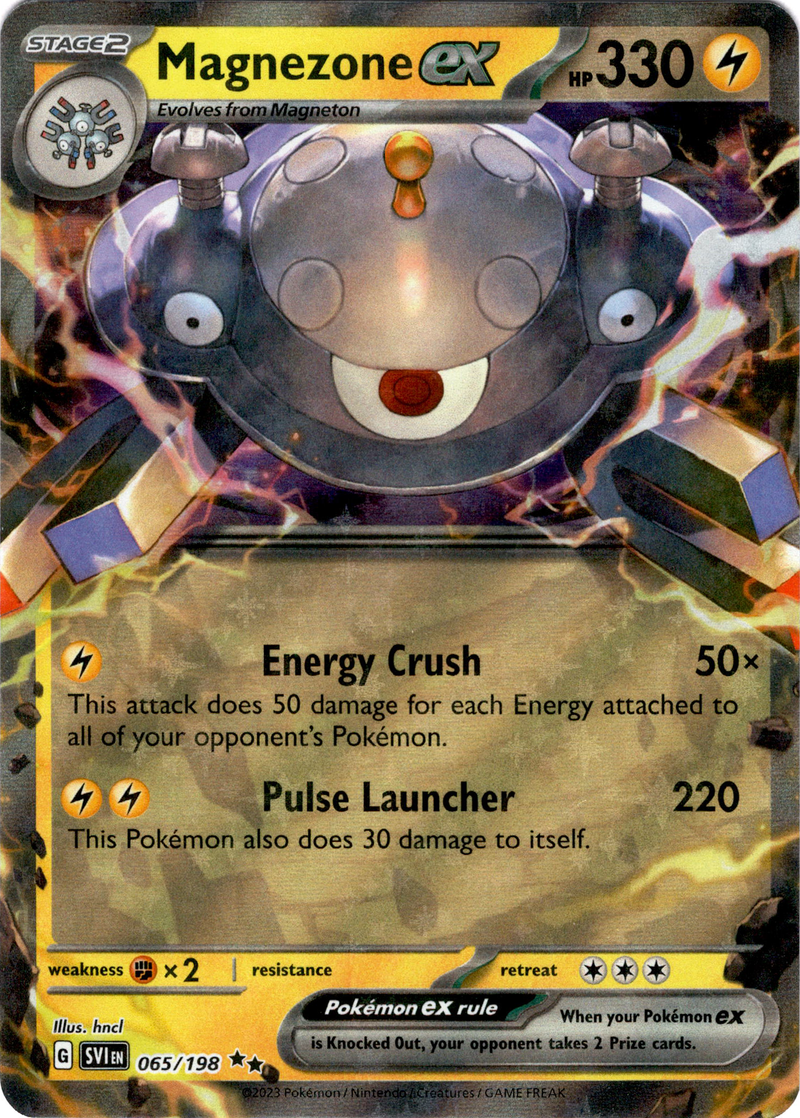 Magnezone ex - 065/198 - Scarlet & Violet - Holo – Card Cavern Trading ...