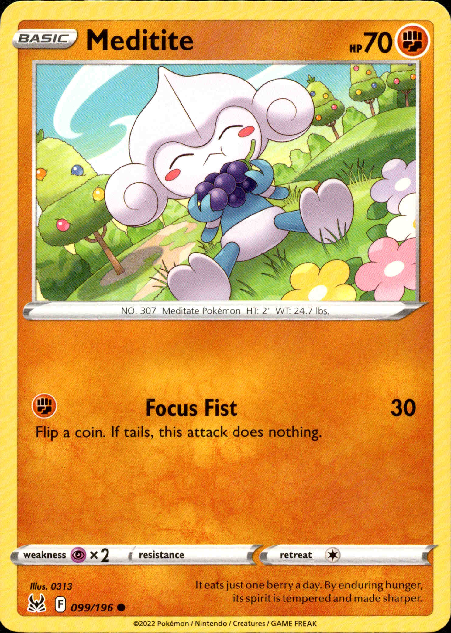 Meditite - 099/196 - Lost Origin – Card Cavern Trading Cards, LLC