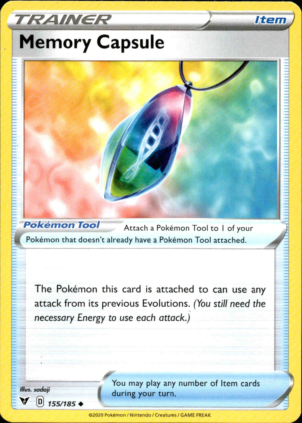 Memory Capsule - 155/185 - Vivid Voltage – Card Cavern Trading Cards, LLC