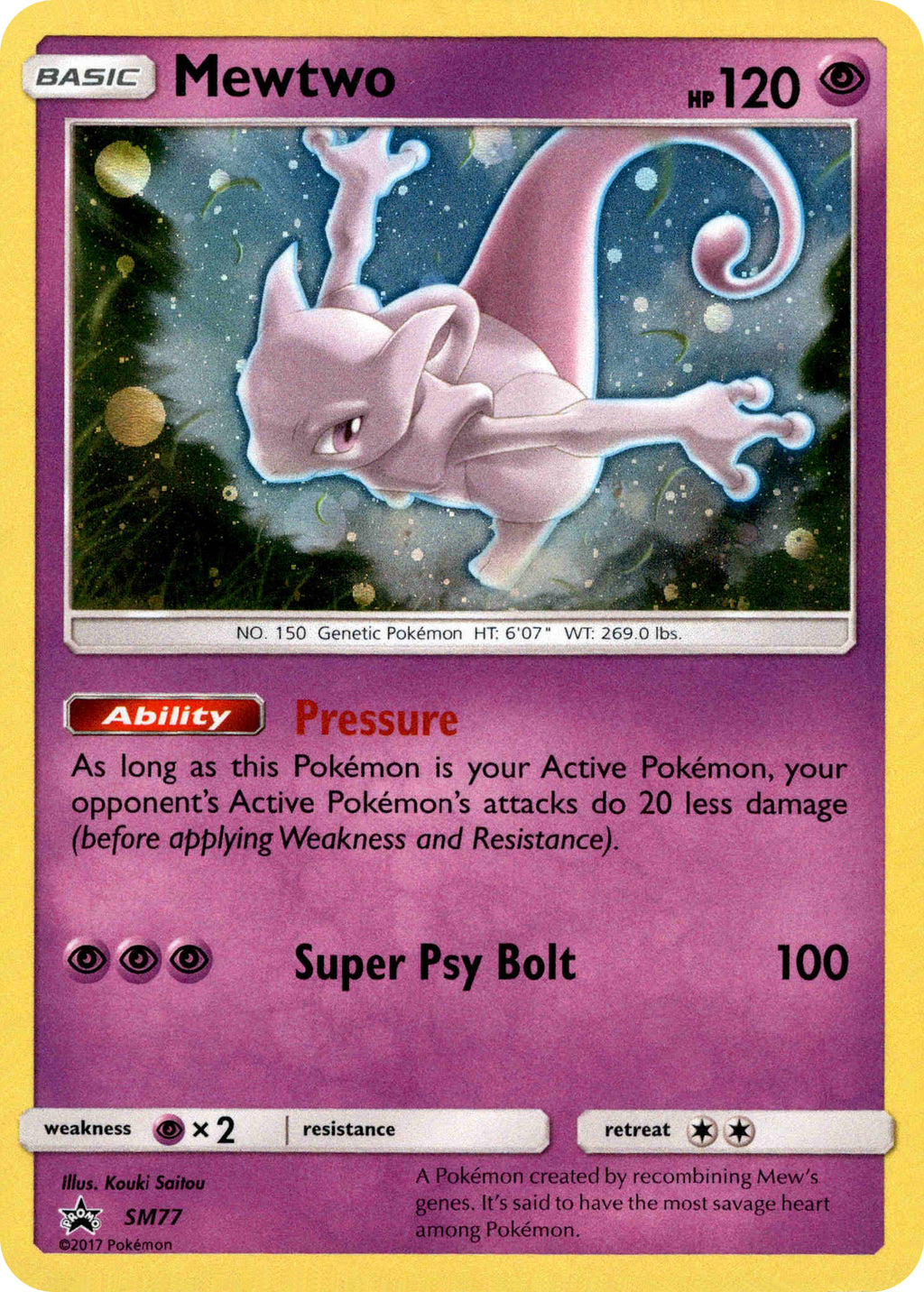 Mewtwo - SM77 - Sun & Moon Promo – Card Cavern Trading Cards, LLC