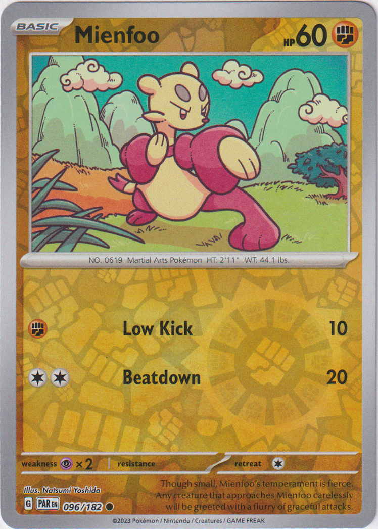 Mienfoo - 096/182 - Paradox Rift - Reverse Holo – Card Cavern Trading ...