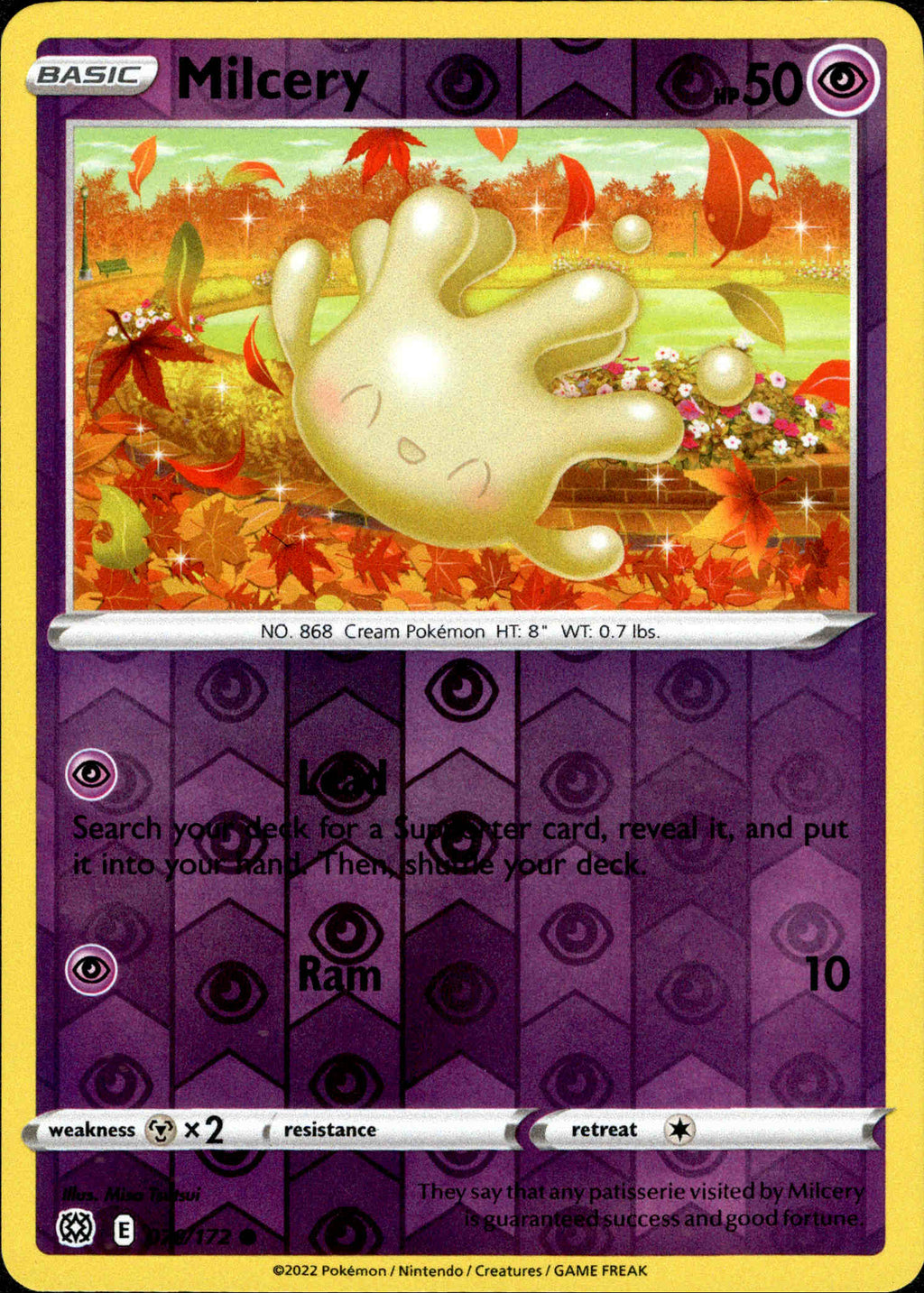 Milcery - 070/172 - Brilliant Stars - Reverse Holo – Card Cavern ...