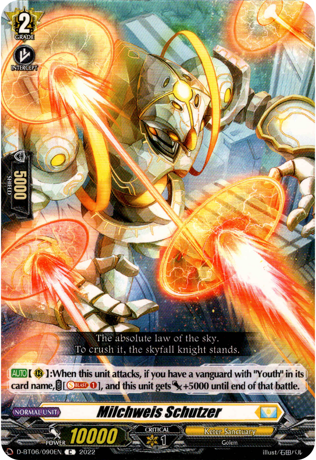 Milchweis Schutzer - D-BT06/090EN - Blazing Dragon Reborn – Card Cavern ...
