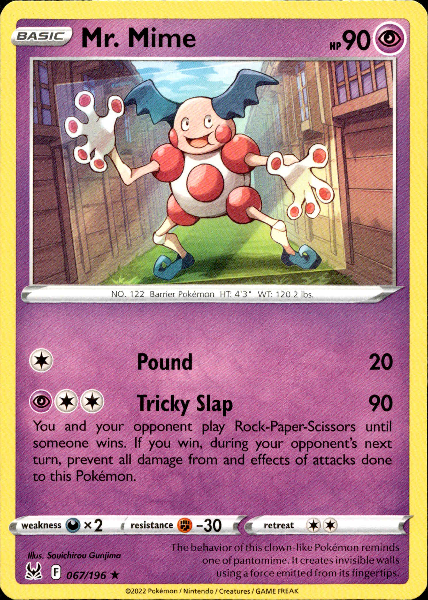Mr. Mime - 067/196 - Lost Origin – Card Cavern Trading Cards, LLC
