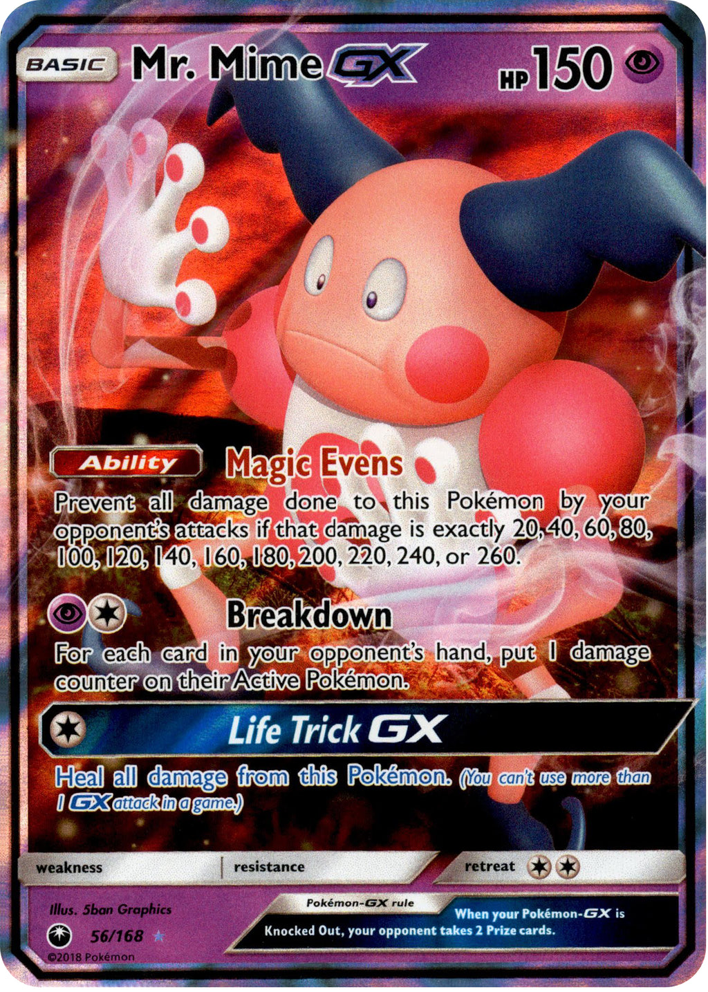 Mr Mime Card
