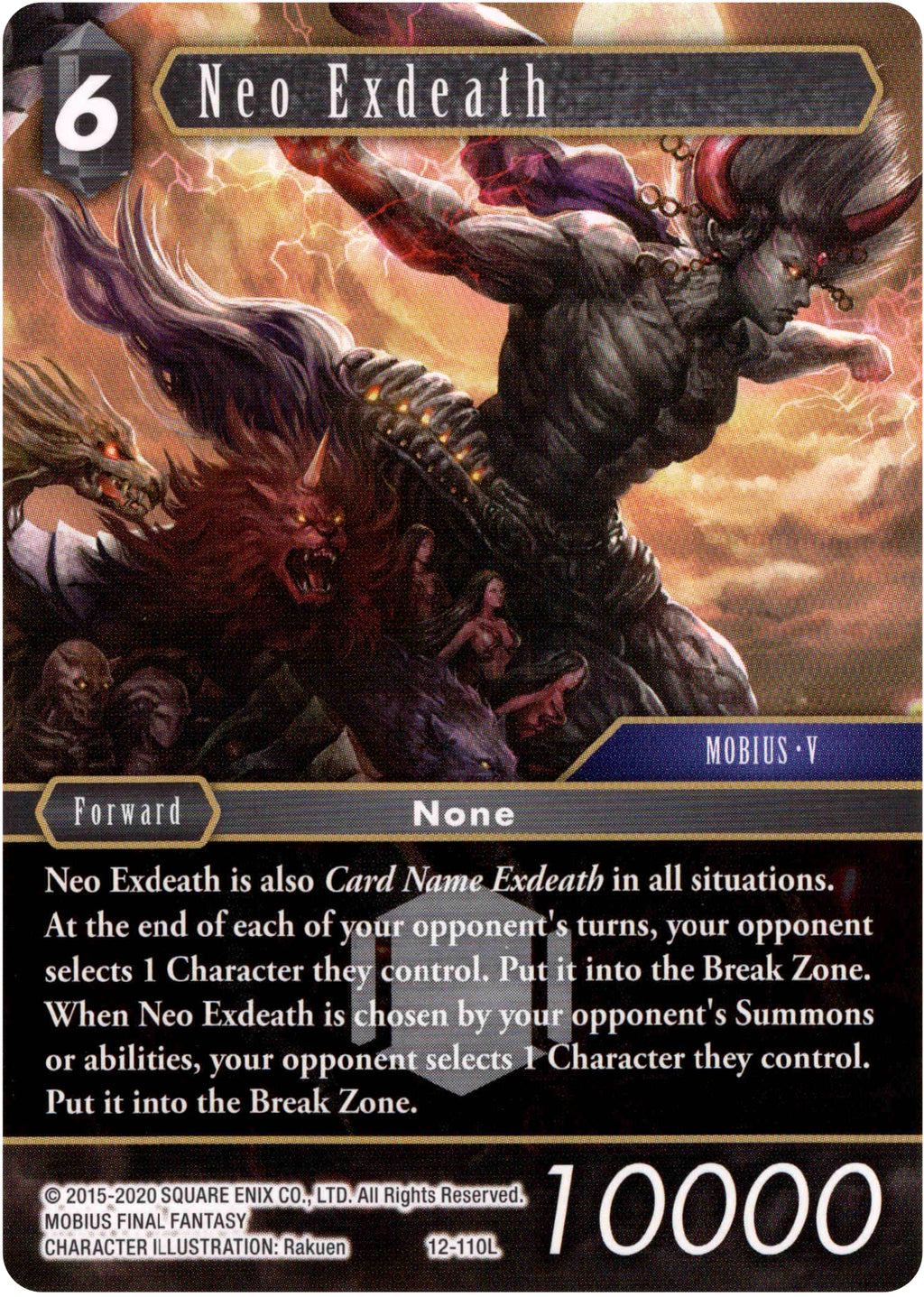 Neo Exdeath - 12-110L - Opus XII – Card Cavern Trading Cards, LLC