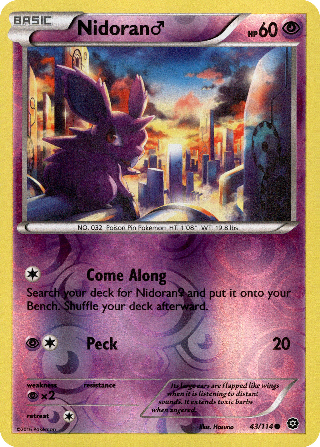 Nidoran Pokemon Card