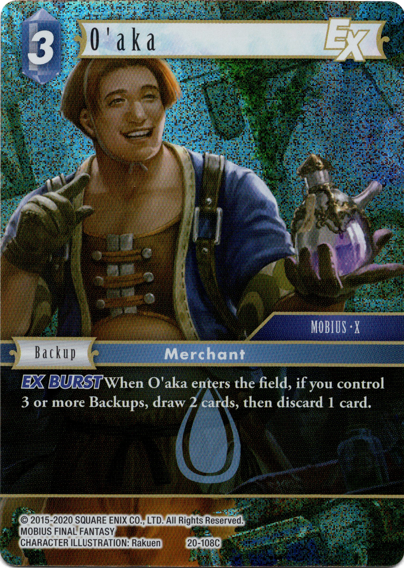 O'aka EX - 20-108C - Dawn of Heroes - Foil – Card Cavern Trading Cards, LLC