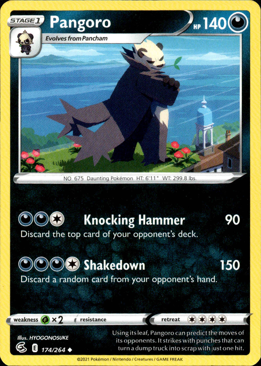 Pangoro - 174/264 - Fusion Strike – Card Cavern Trading Cards, LLC
