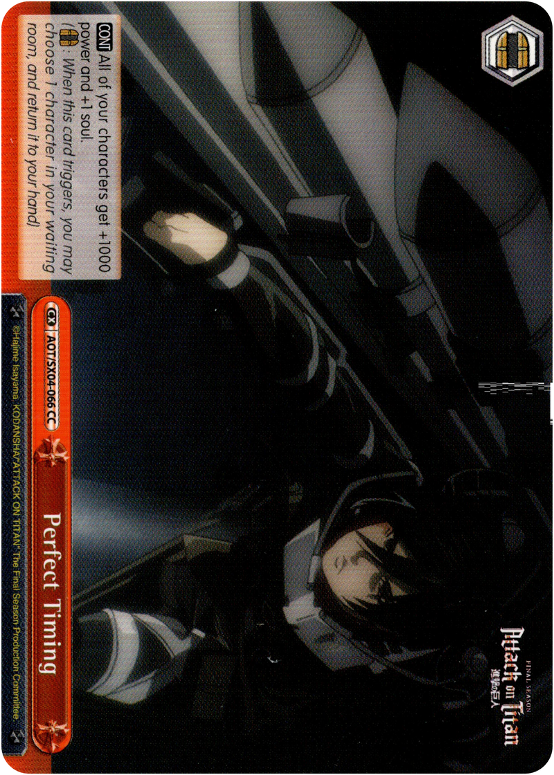Perfect Timing - AOT/SX04-066 CC – Card Cavern Trading Cards, LLC