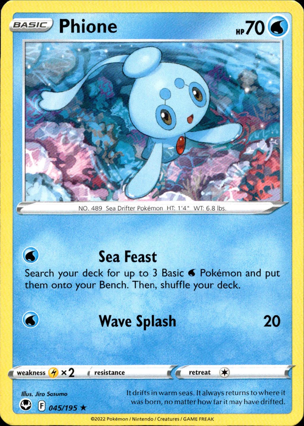 Phione - 045/195 - Silver Tempest – Card Cavern Trading Cards, LLC