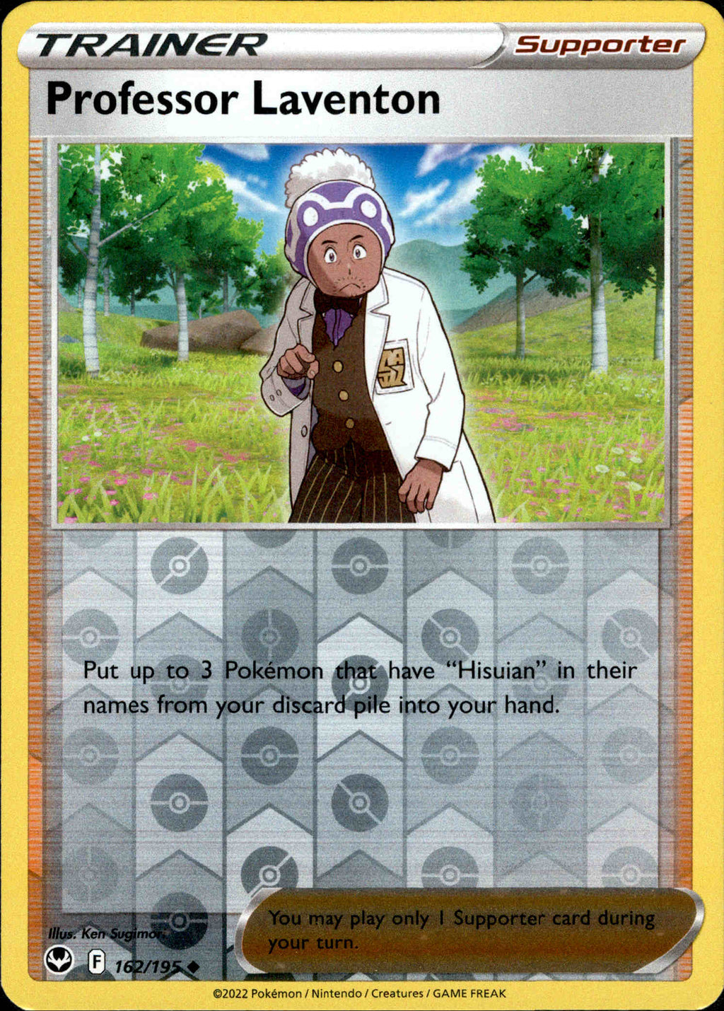 Professor Laventon - 162/195 - Silver Tempest - Reverse Holo – Card ...