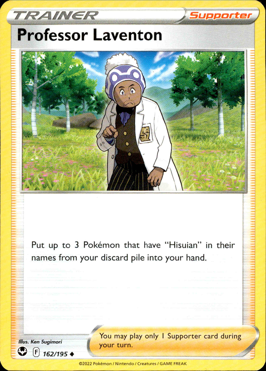 Professor Laventon - 162/195 - Silver Tempest – Card Cavern Trading ...