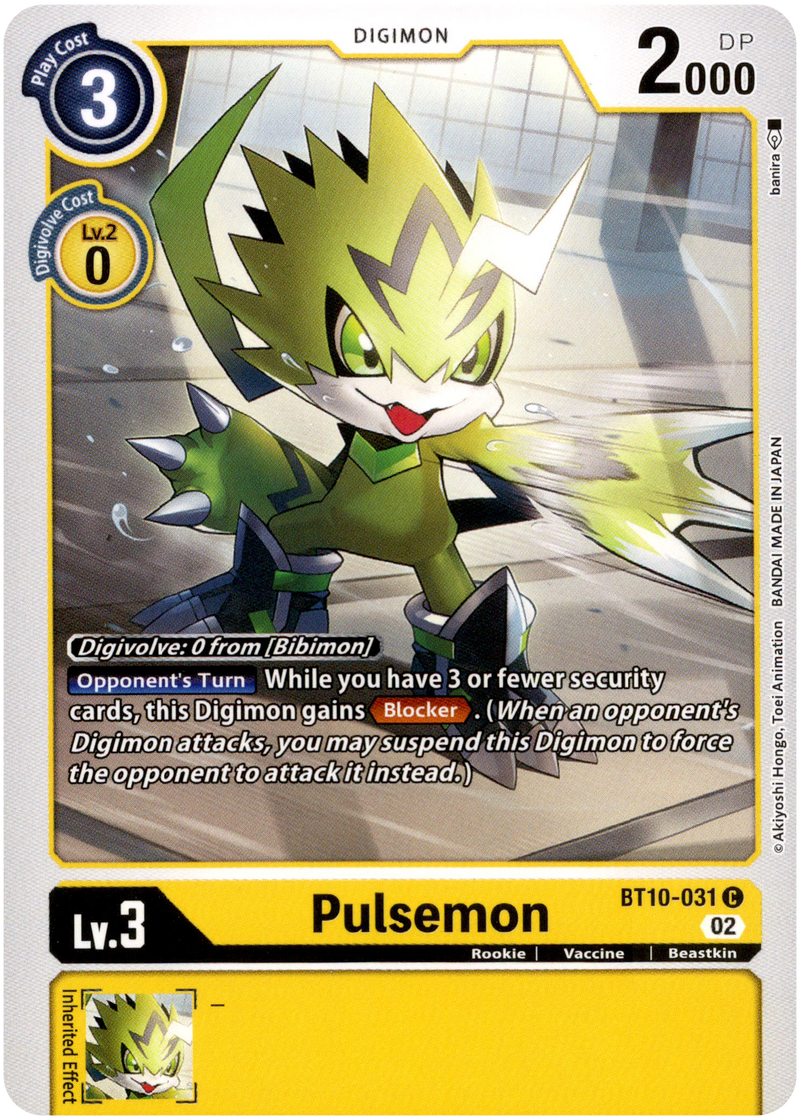 Pulsemon - BT10-031 C - Xros Encounter – Card Cavern Trading Cards, LLC