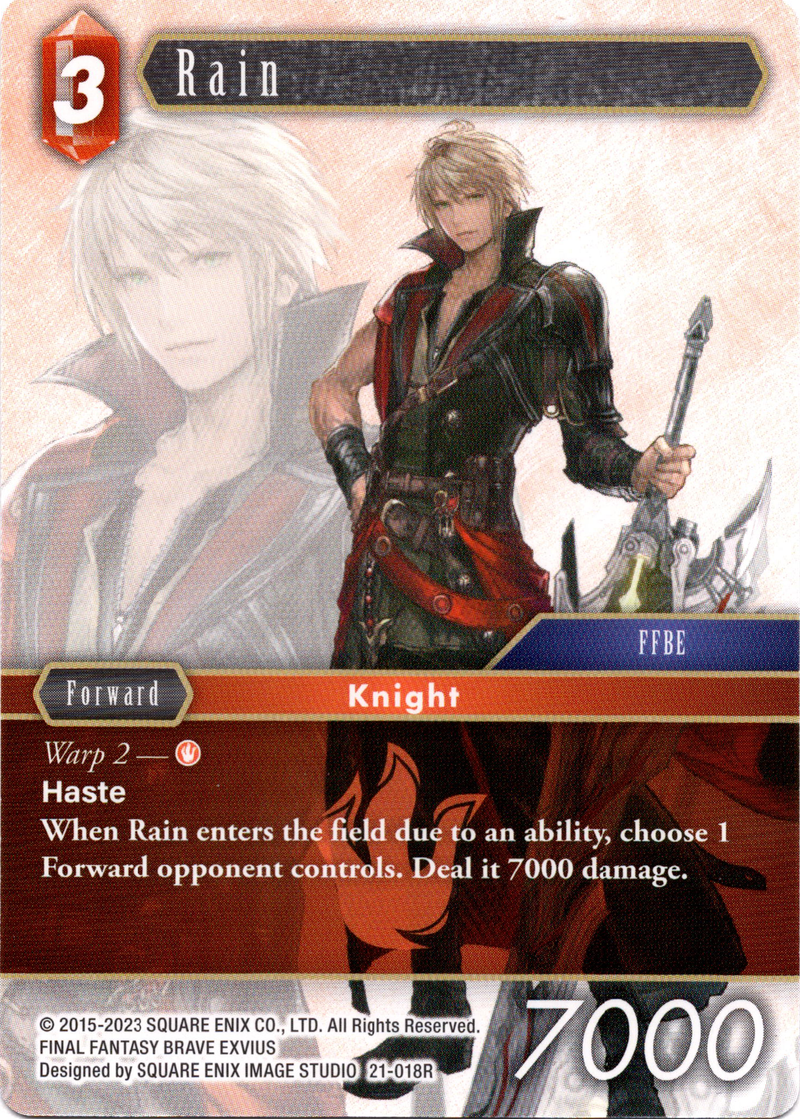 Rain - 21-018R - Beyond Destiny – Card Cavern Trading Cards, LLC