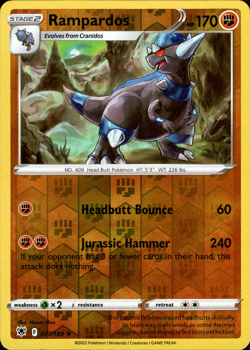 Pokemon Rampardos Card