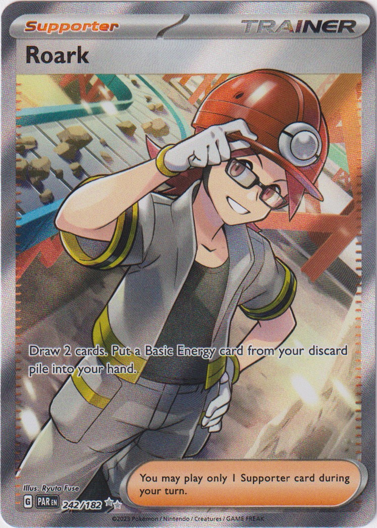 Roark - 242/182 - Paradox Rift - Holo – Card Cavern Trading Cards, LLC