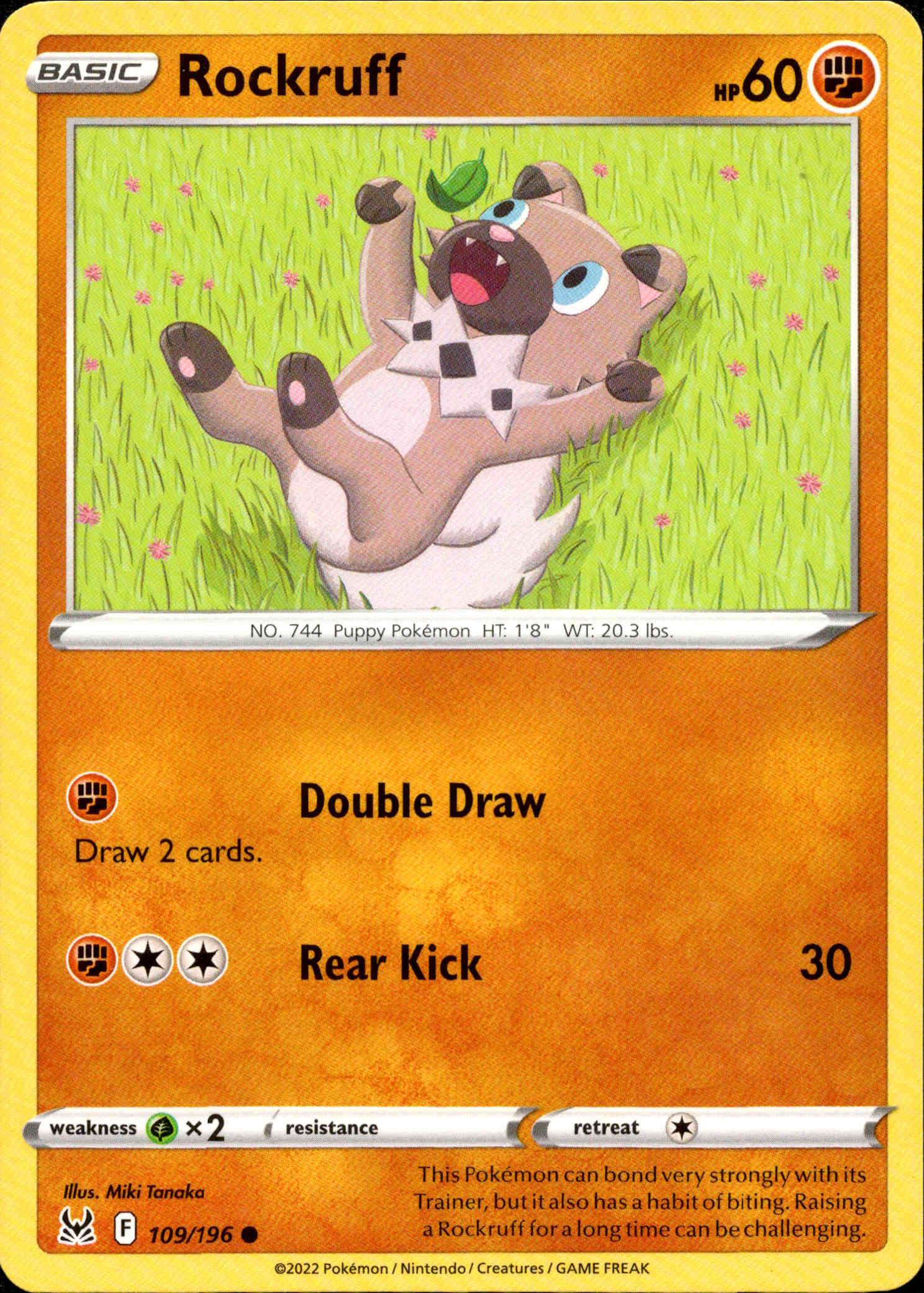 Rockruff - 109/196 - Lost Origin – Card Cavern Trading Cards, LLC
