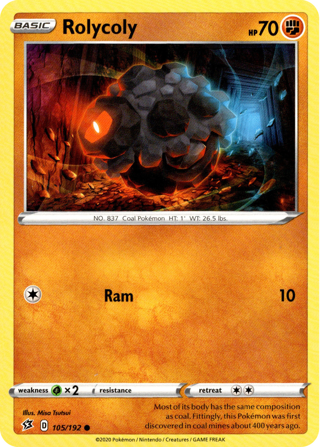 Rolycoly - 105/192 - Rebel Clash – Card Cavern Trading Cards, LLC