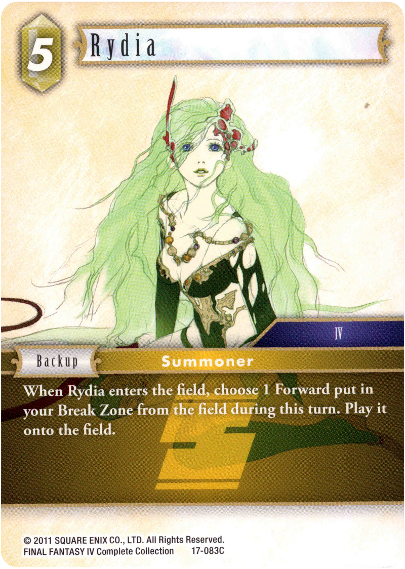 Rydia - 17-083C - Rebellion's Call – Card Cavern Trading Cards, LLC