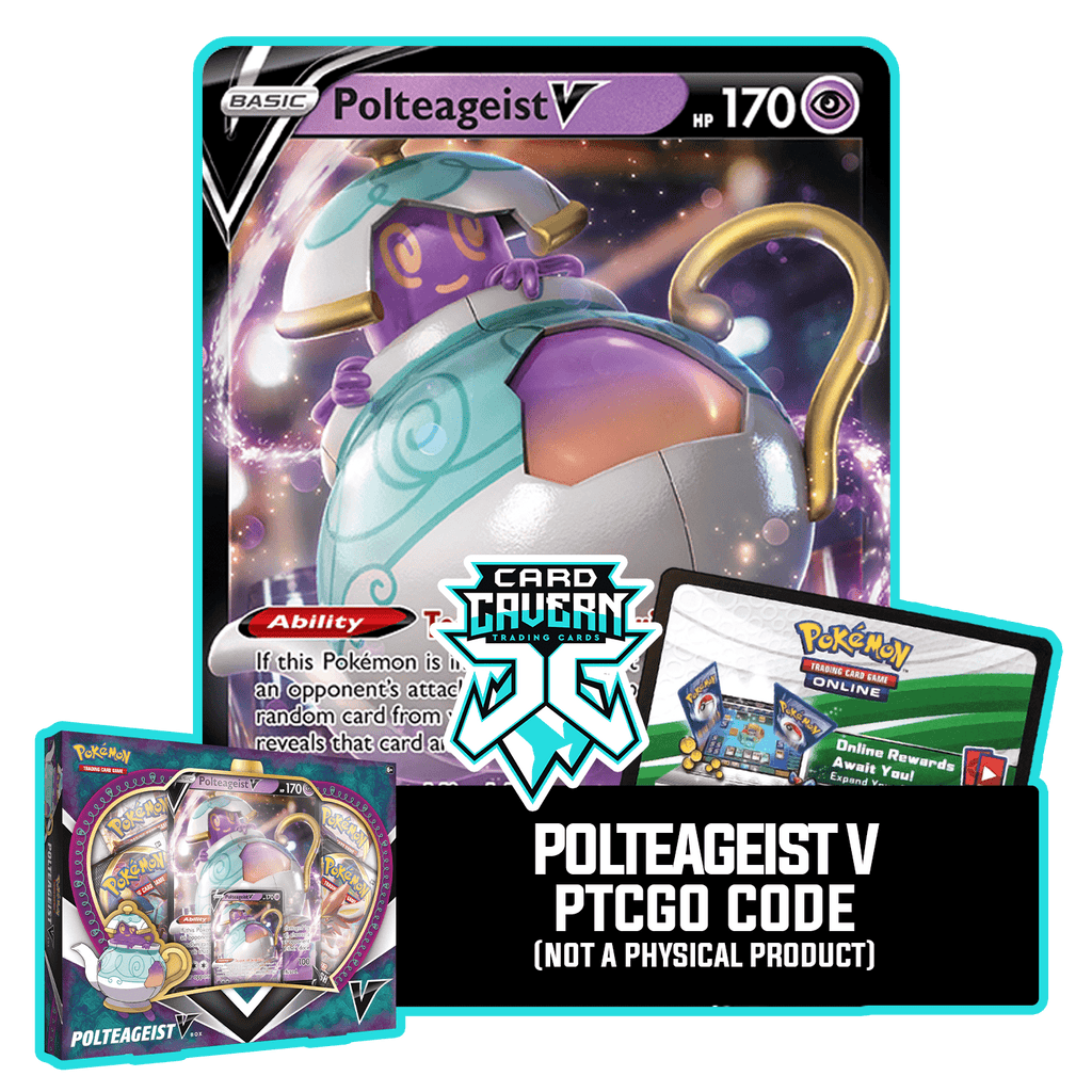 Polteageist V SWSH021 PTCGO Code – Card Cavern Trading Cards, LLC