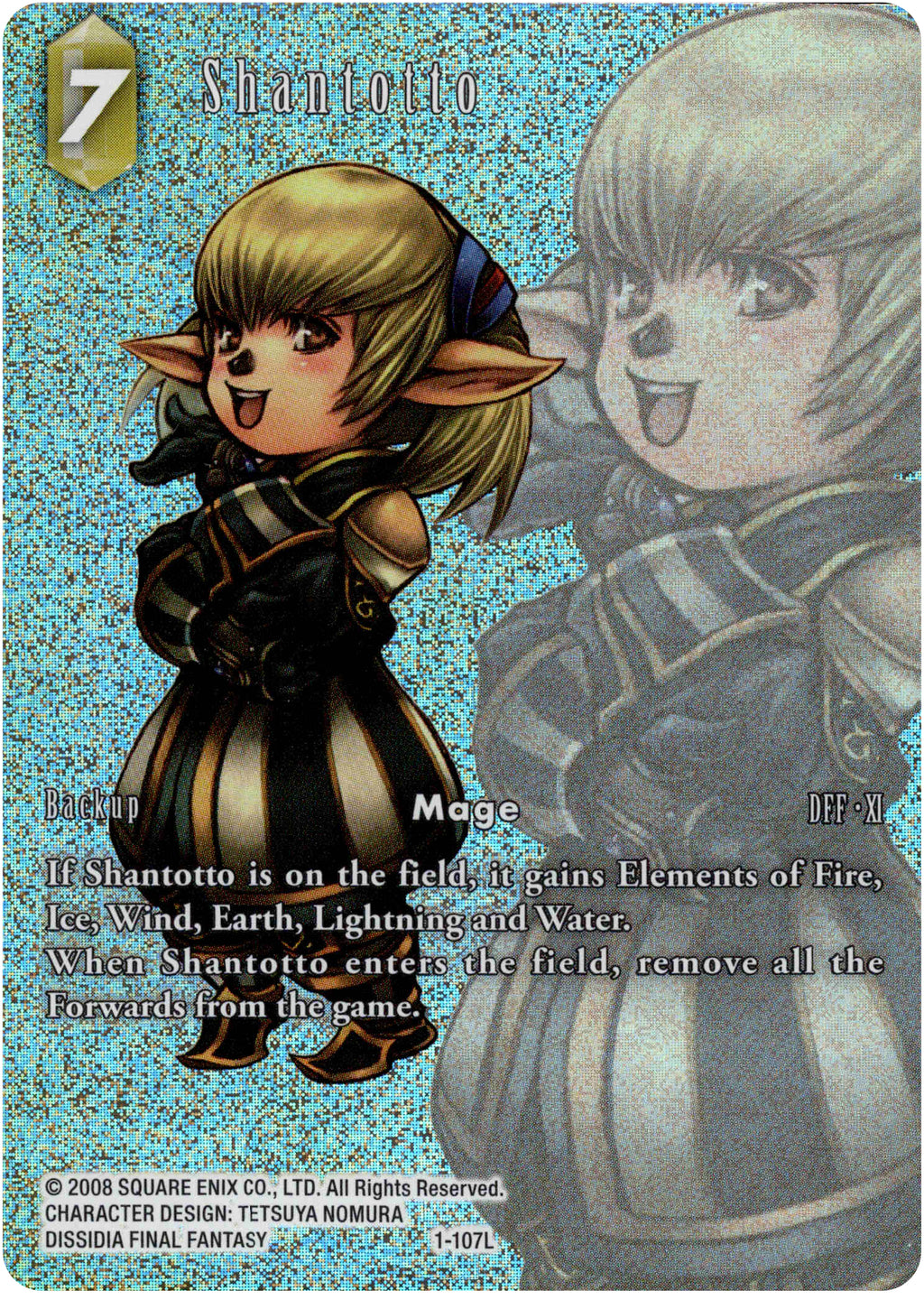 Shantotto Full Art Reprint - 1-107L - Opus XII - Foil – Card Cavern ...