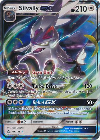 Silvally GX - 116/156 - Ultra Prism – Card Cavern Trading Cards, LLC