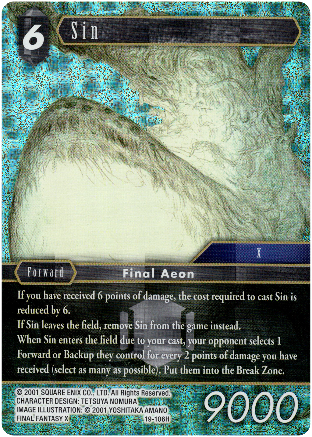 Sin - 19-106H - From Nightmares - Foil – Card Cavern Trading Cards, LLC