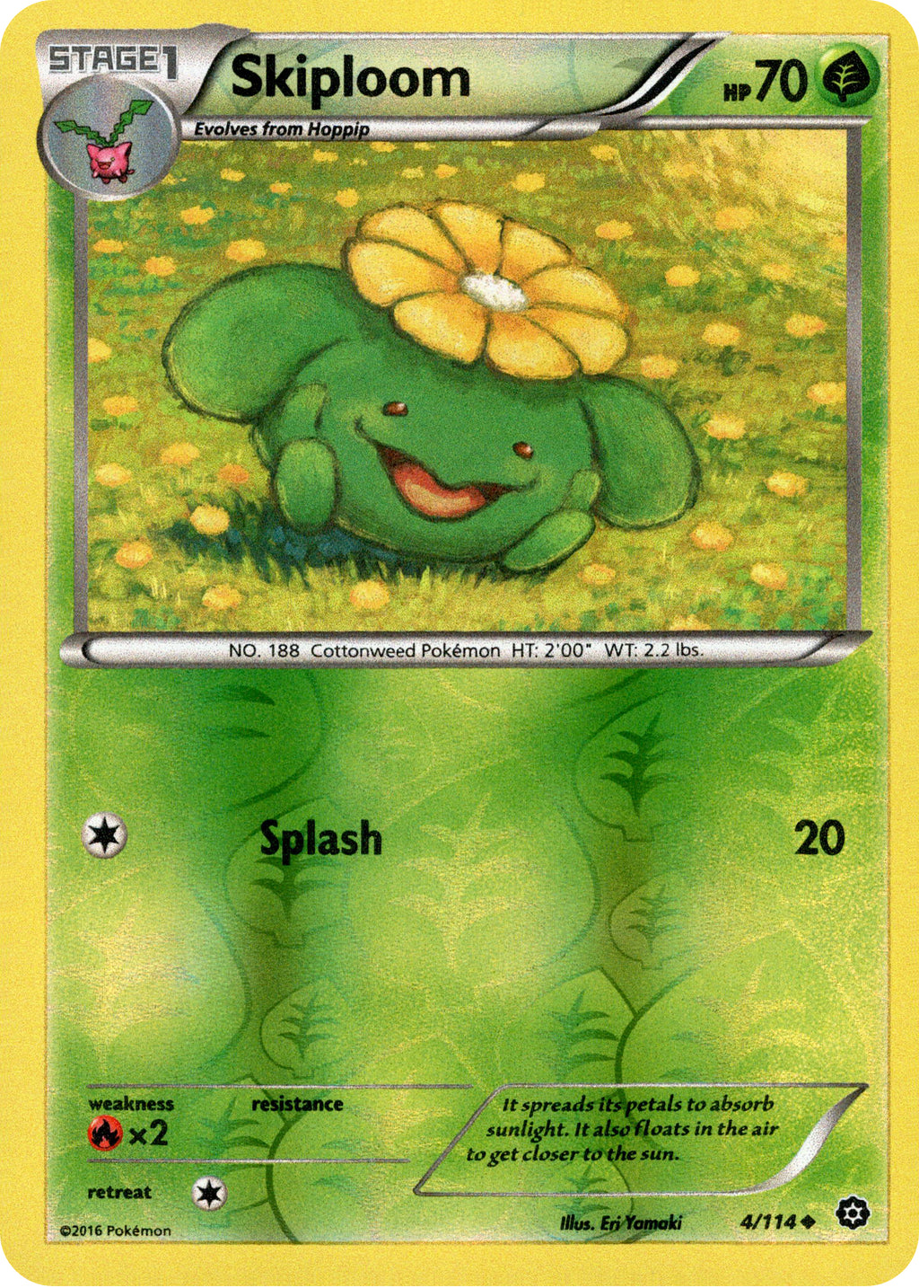 Skiploom - 4/114 - Steam Siege - Reverse Holo – Card Cavern Trading ...