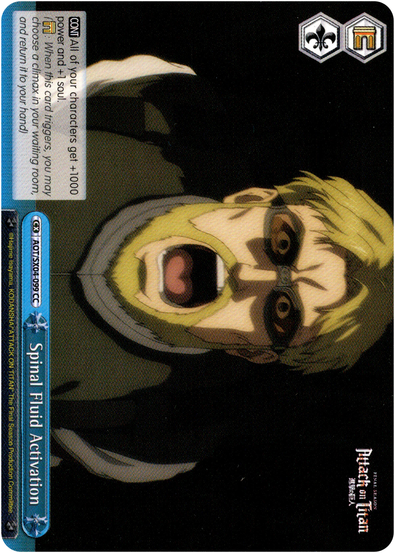 Spinal Fluid Activation - AOT/SX04-099 CC – Card Cavern Trading Cards, LLC