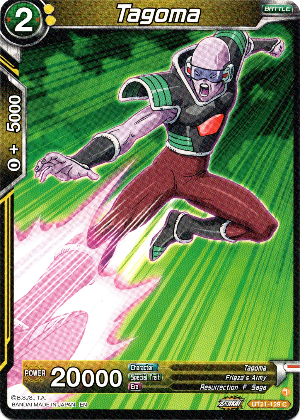Tagoma - BT21-129 - Wild Resurgence – Card Cavern Trading Cards, LLC