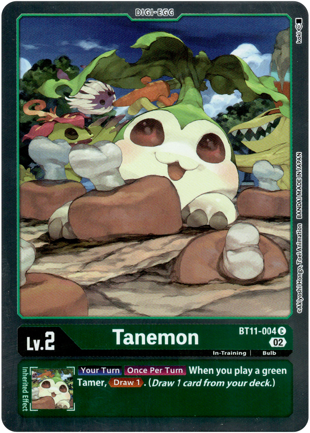 Tanemon - BT11-004 C - Dimensional Phase - Foil – Card Cavern Trading ...