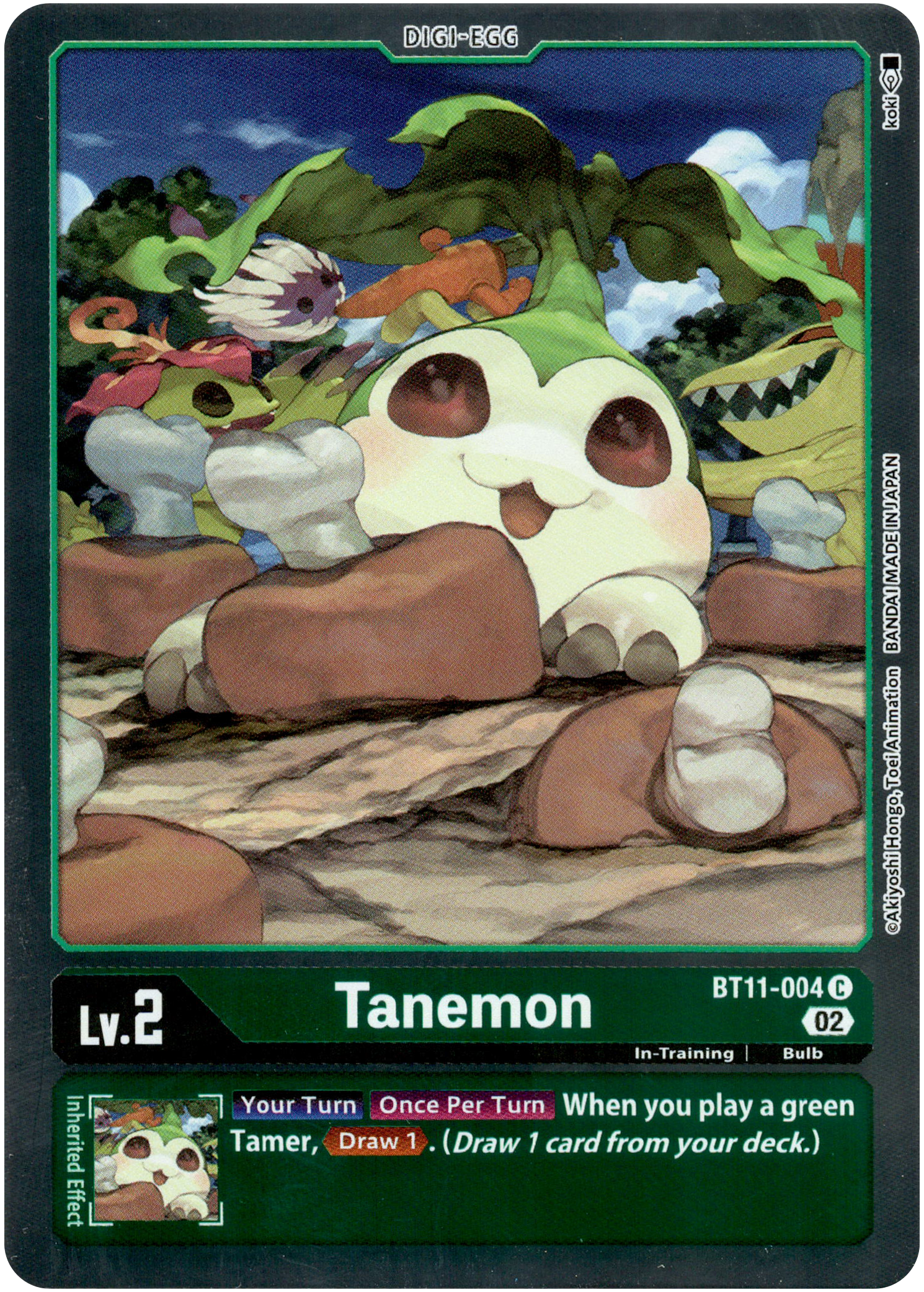 Tanemon - BT11-004 C - Dimensional Phase - Foil – Card Cavern Trading ...