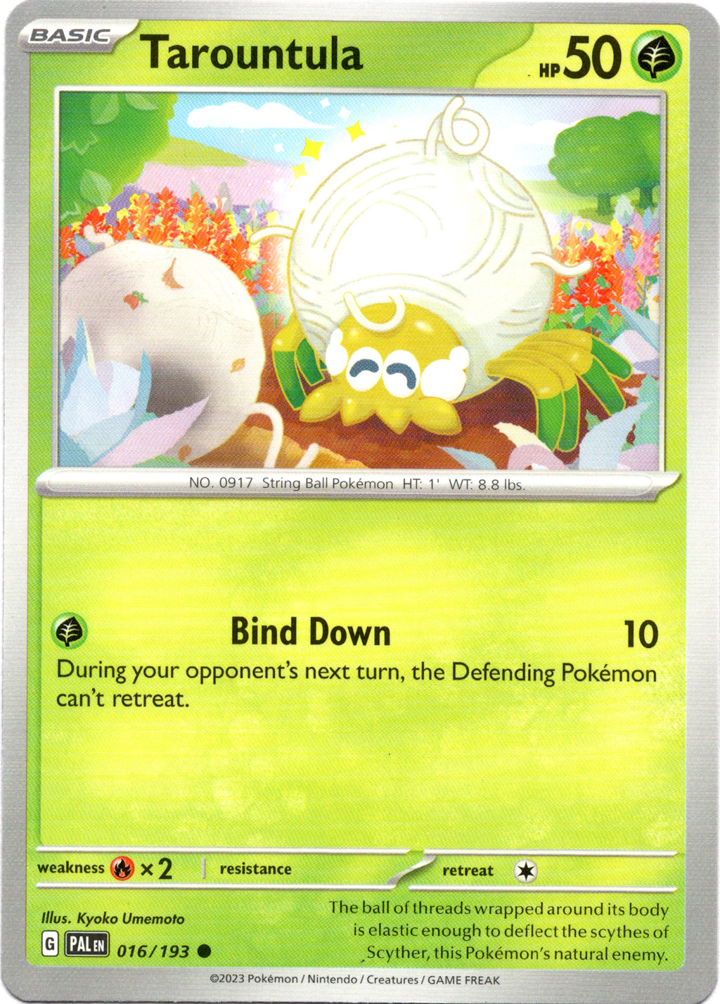 Tarountula - 016/193 - Paldea Evolved – Card Cavern Trading Cards, LLC