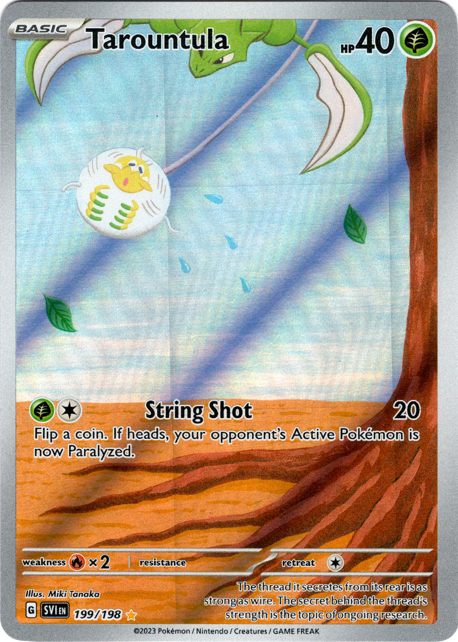 Tarountula - 199/198 - Scarlet & Violet - Holo – Card Cavern Trading ...