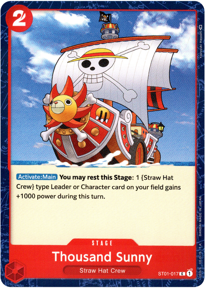 Thousand Sunny - ST01-017 C - Starter Deck – Card Cavern Trading Cards, LLC