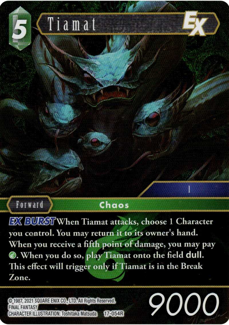 Tiamat EX - 17-054R - Rebellion's Call - Foil – Card Cavern Trading Cards, LLC
