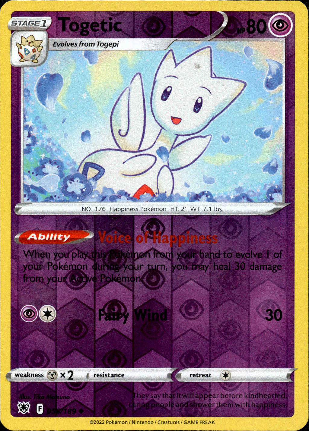 Pokemon Togetic Card