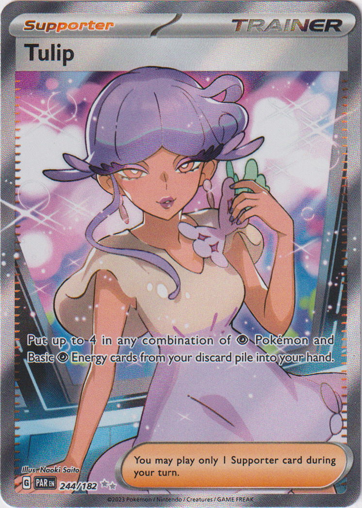 Tulip - 244/182 - Paradox Rift - Holo – Card Cavern Trading Cards, LLC