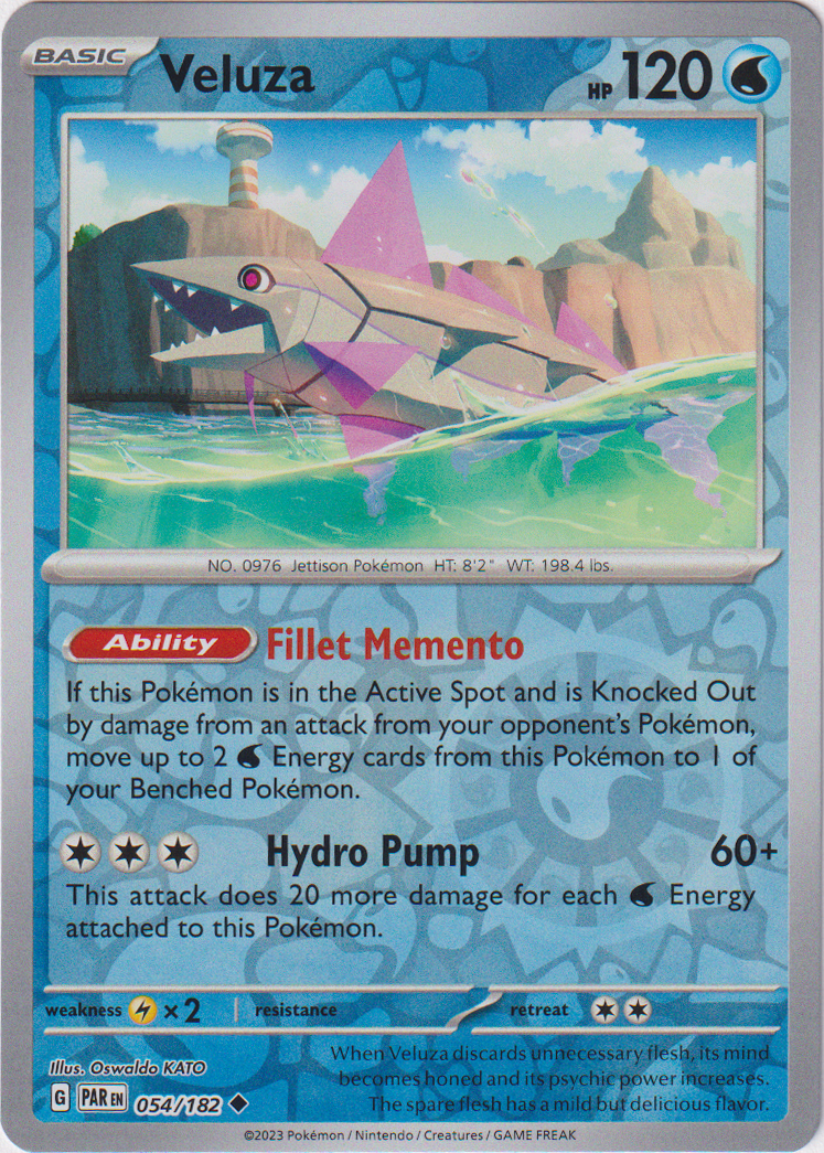 Veluza - 054/182 - Paradox Rift - Reverse Holo – Card Cavern Trading ...