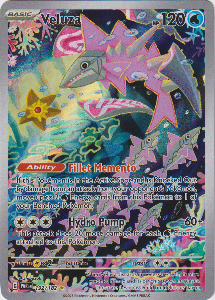 Veluza - 192/182 - Paradox Rift - Holo – Card Cavern Trading Cards, LLC