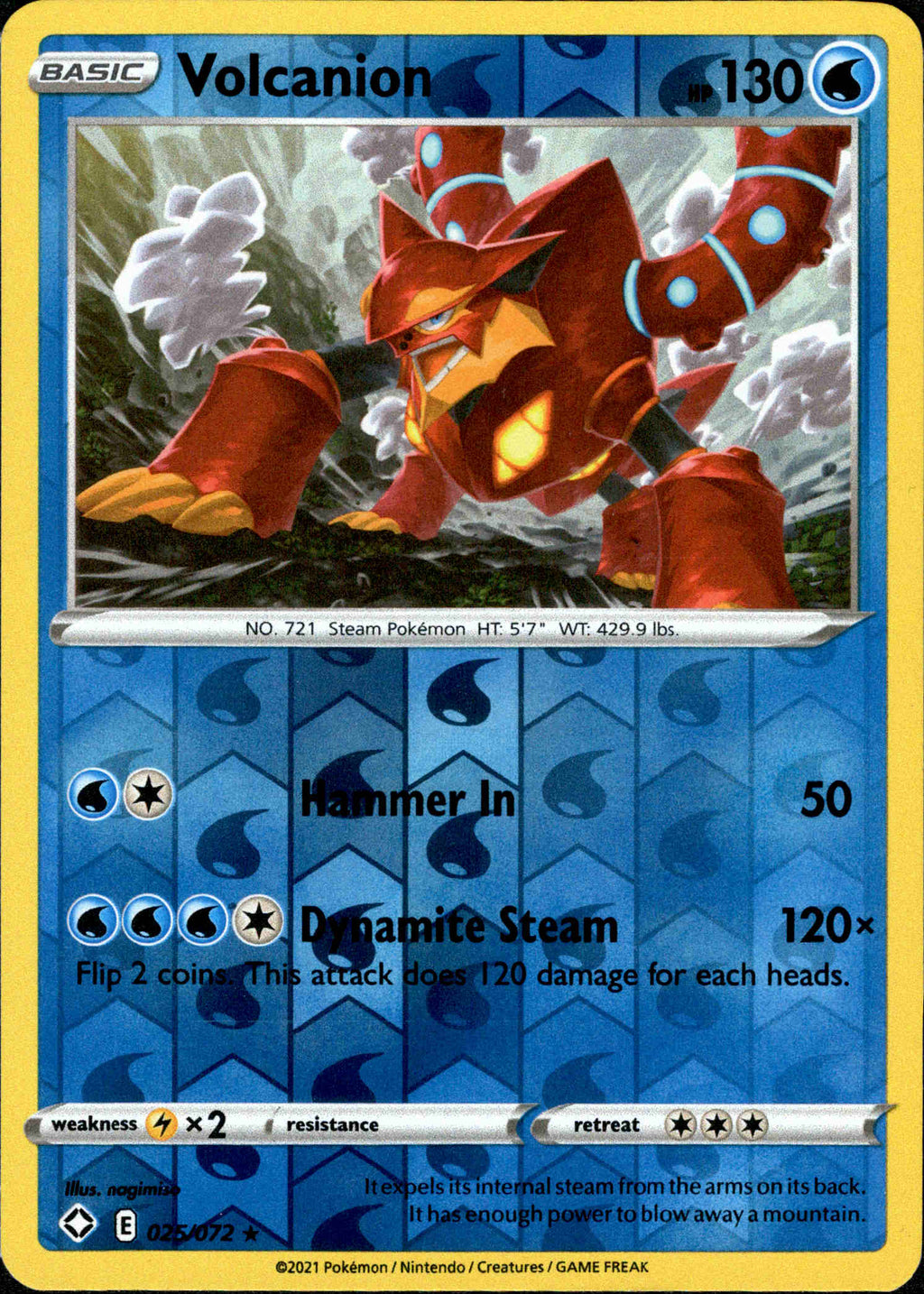 Volcanion Card