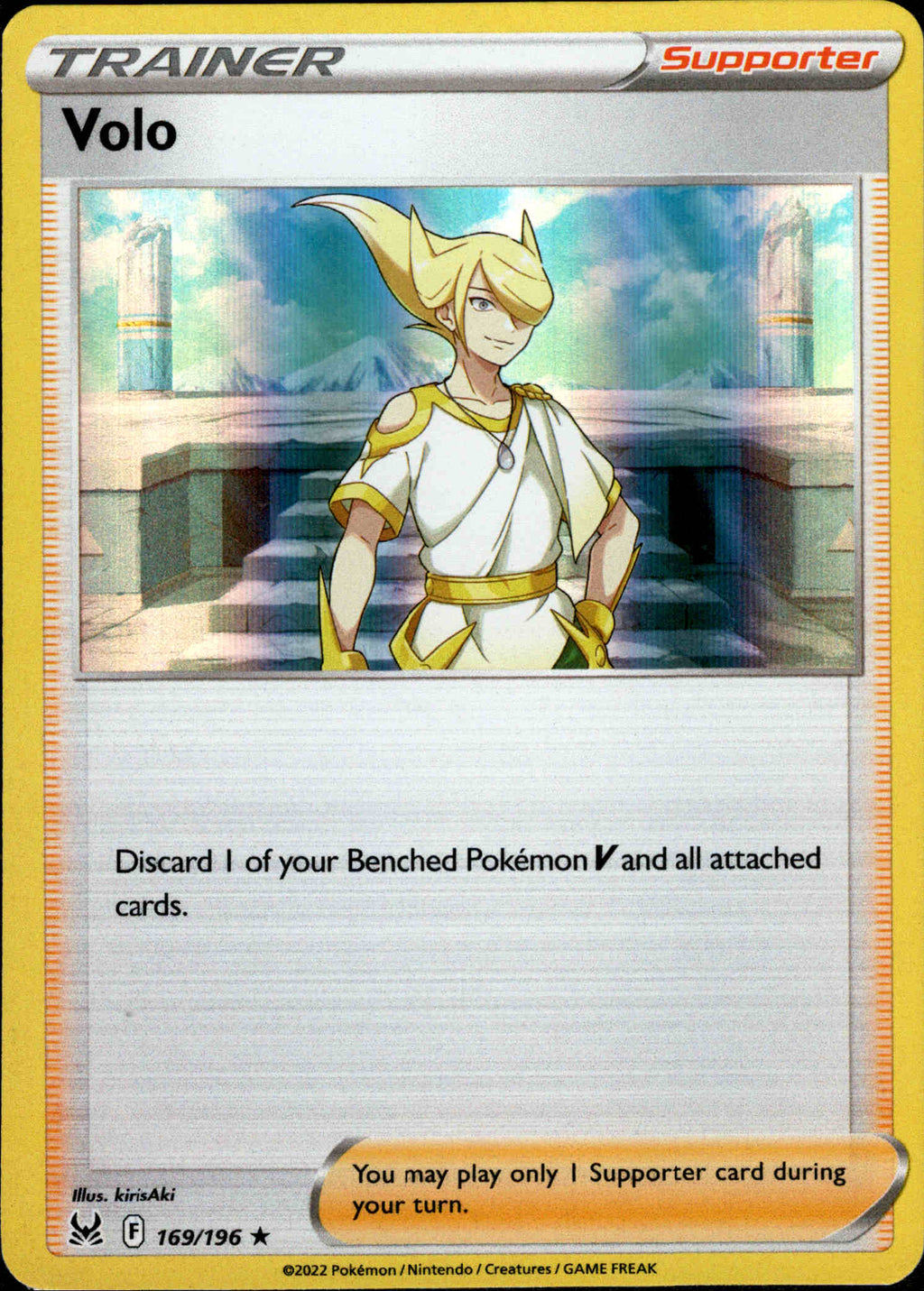 Volo - 169/196 - Lost Origin - Holo – Card Cavern Trading Cards, LLC