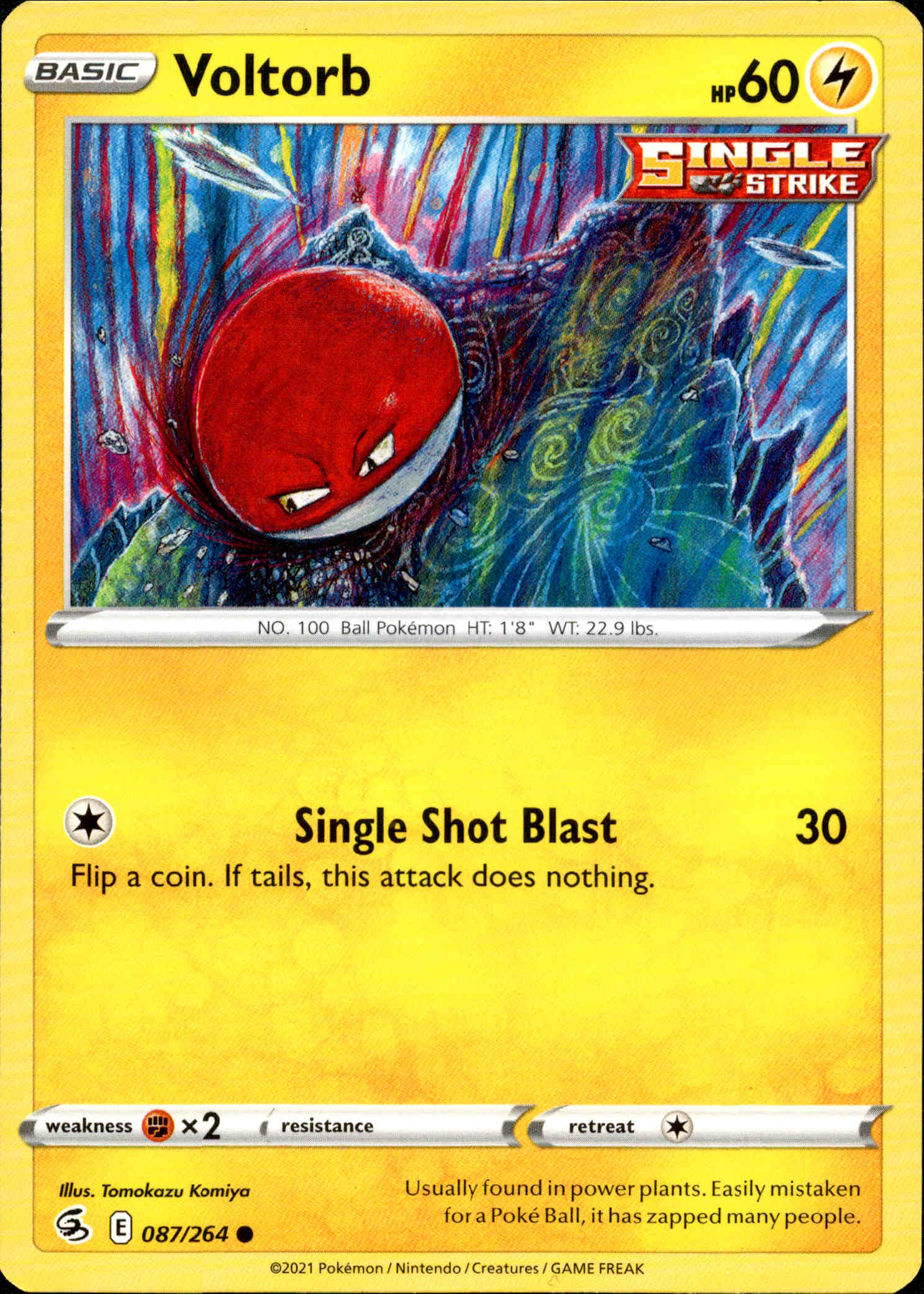 Voltorb - 087/264 - Fusion Strike – Card Cavern Trading Cards, LLC
