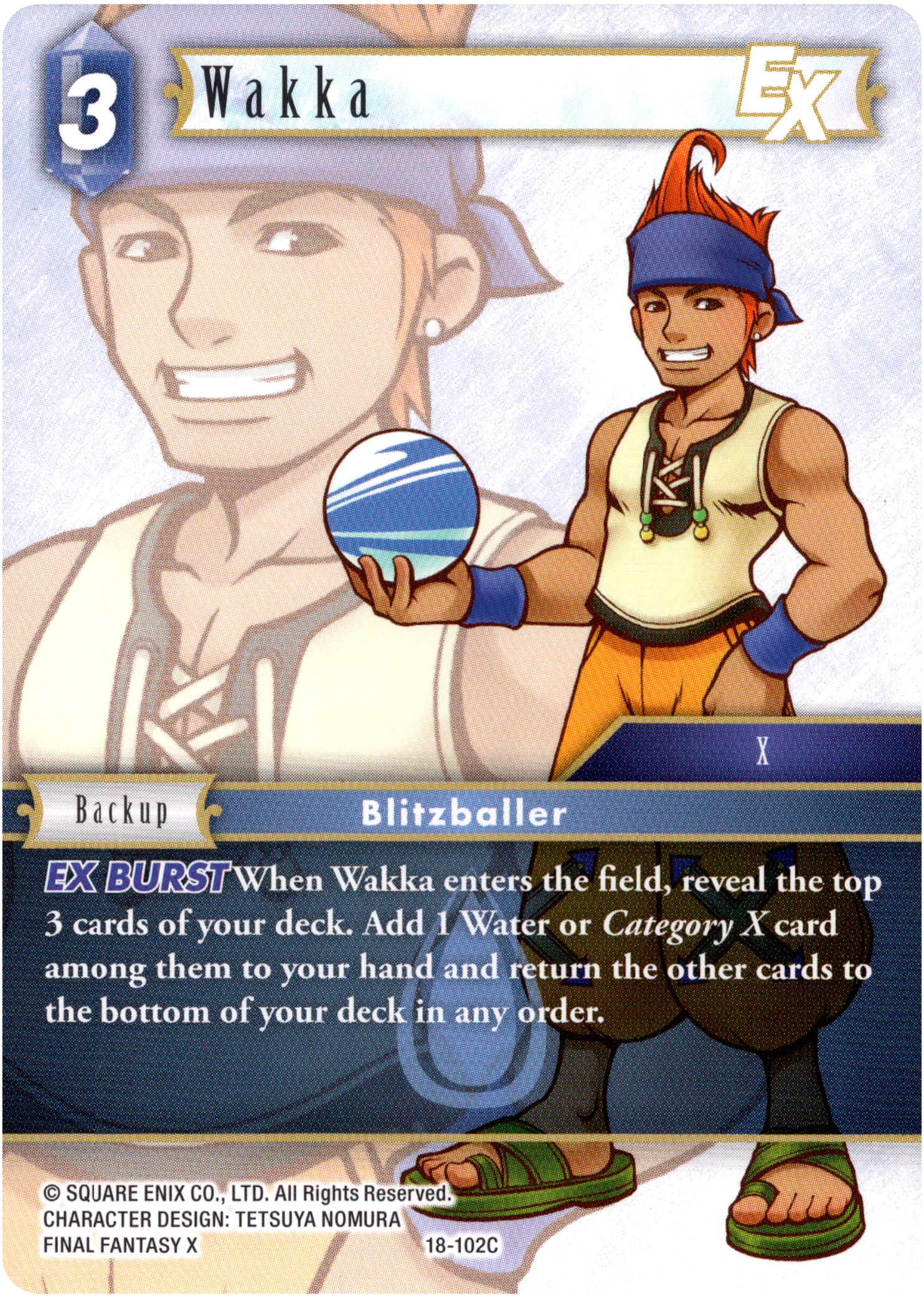 Wakka EX - 18-102C - Resurgence of Power – Card Cavern Trading Cards, LLC