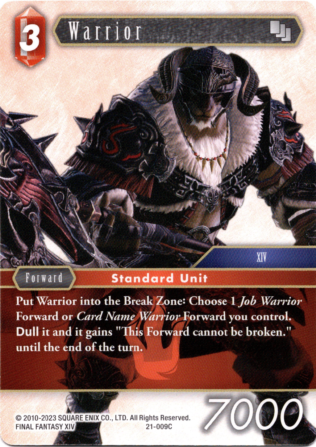 Warrior - 21-009C - Beyond Destiny – Card Cavern Trading Cards, LLC